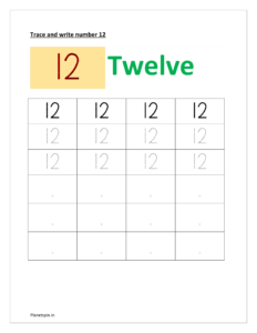 Preschool number tracing worksheets | Tracing and writing numbers