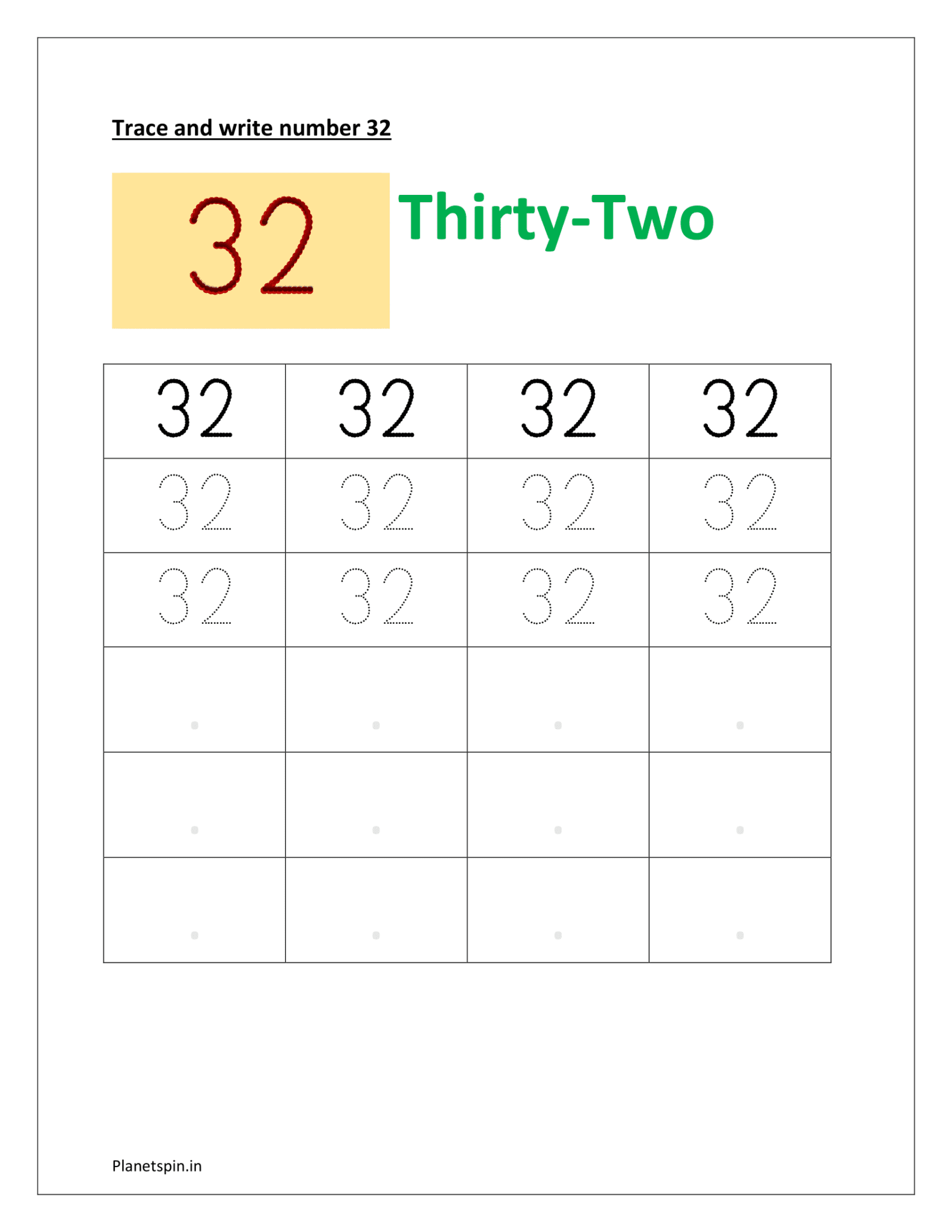 Tracing numbers 1-40 worksheets | Planetspin.in