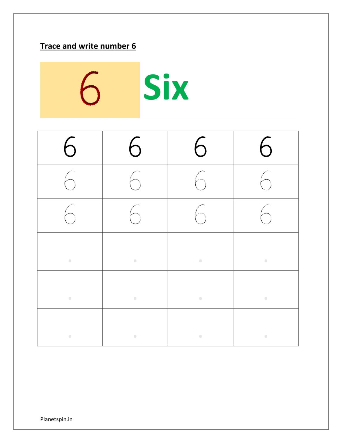 Preschool number tracing worksheets | Tracing and writing numbers