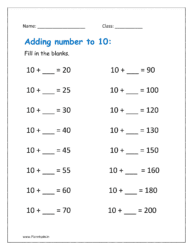 kindergarten addition to 10 worksheet | Planetspin.in
