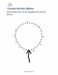 Join the dots 1 to 10 worksheets | Planetspin.in