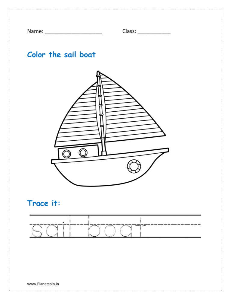 Coloring pages vehicles for kindergarten | Planetspin.in