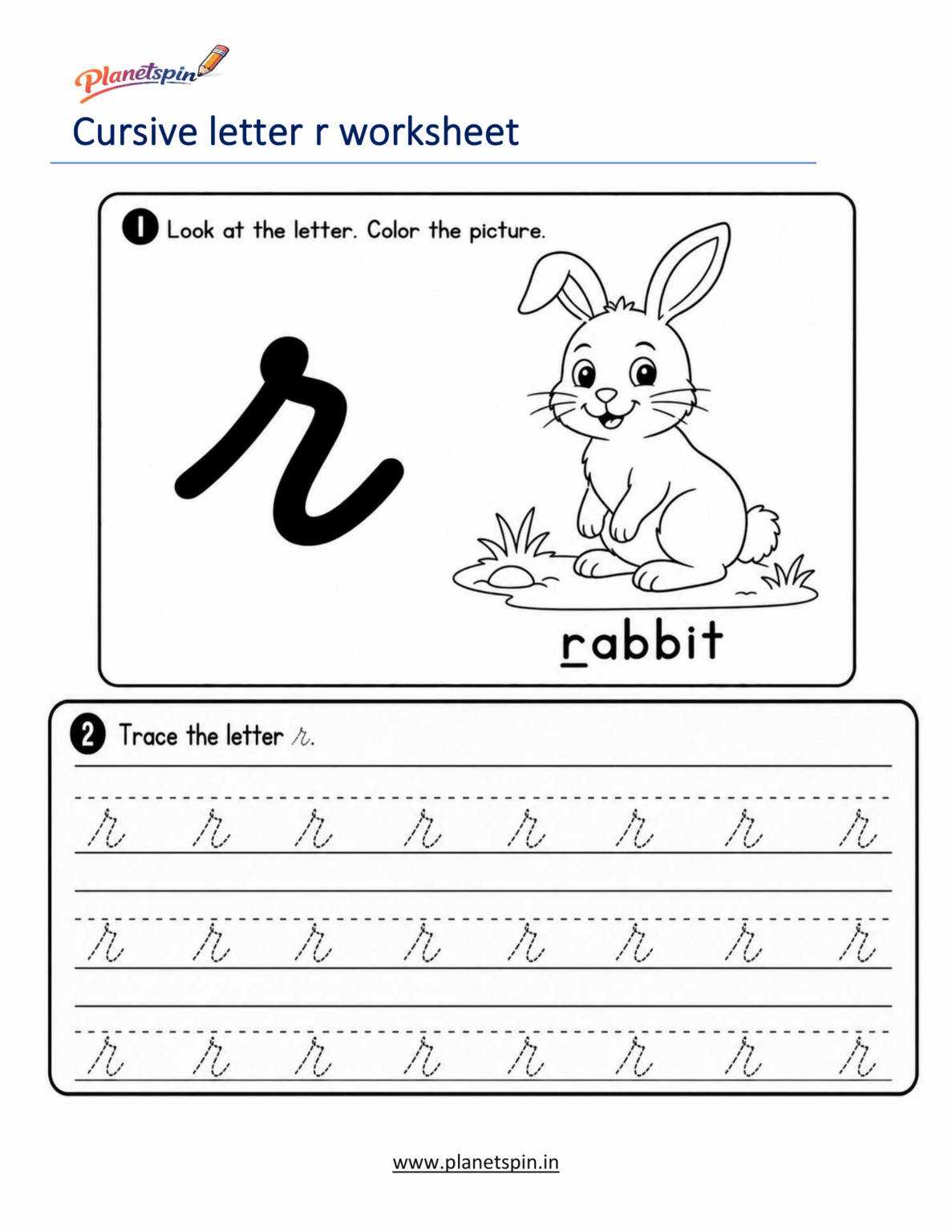 Free printable cursive l worksheet for kids (Free Printable)