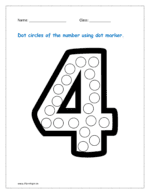 Do a dot number printables for preschoolers | Planetspin.in