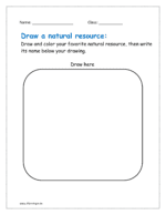 Natural resources worksheet | Planetspin.in