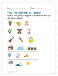 Sound energy worksheets pdf for kindergarten | Planetspin.in
