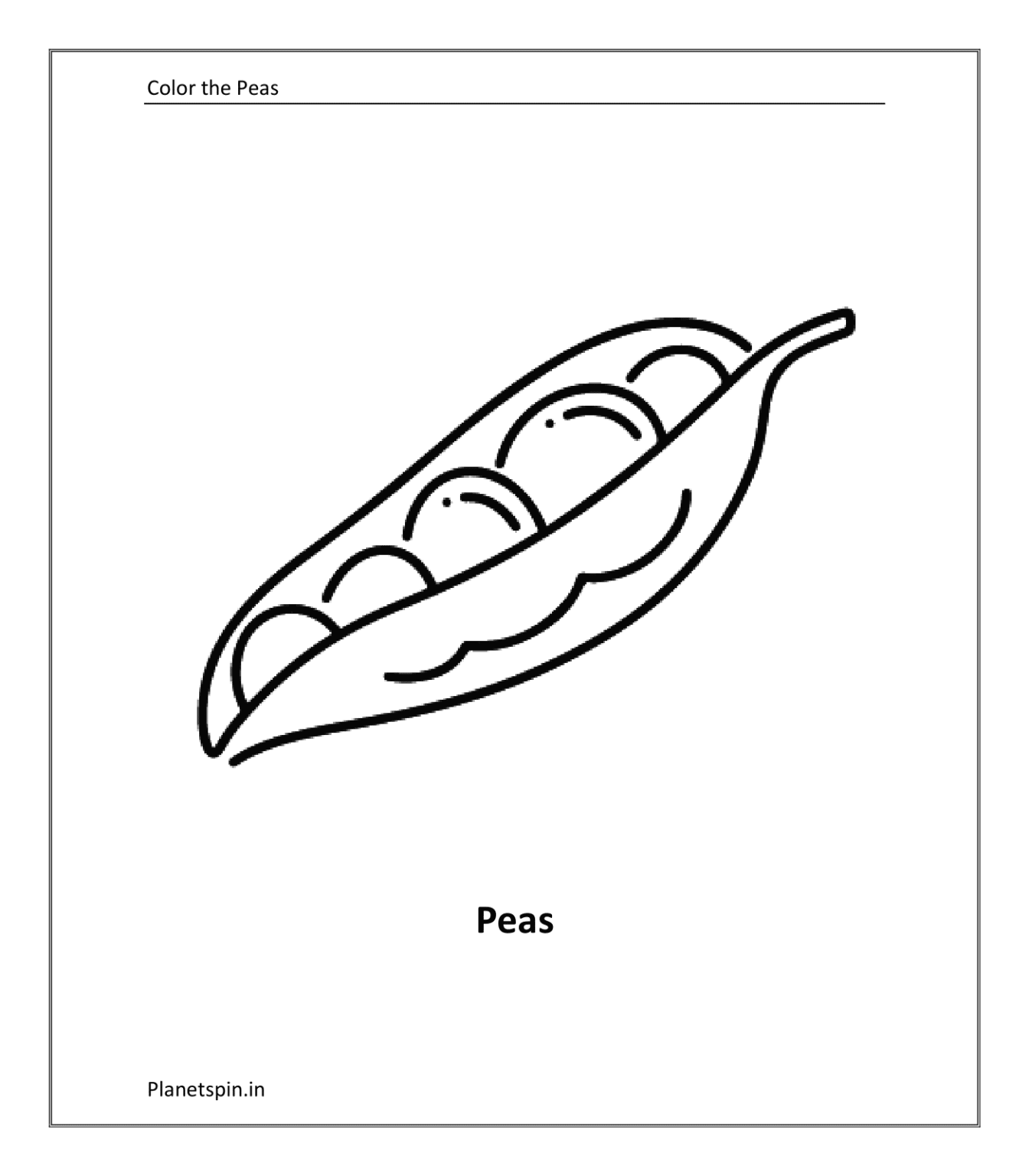 Coloring vegetables worksheets pdf | Planetspin.in