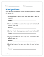 Making 10 worksheets for grade 1 | Planetspin.in